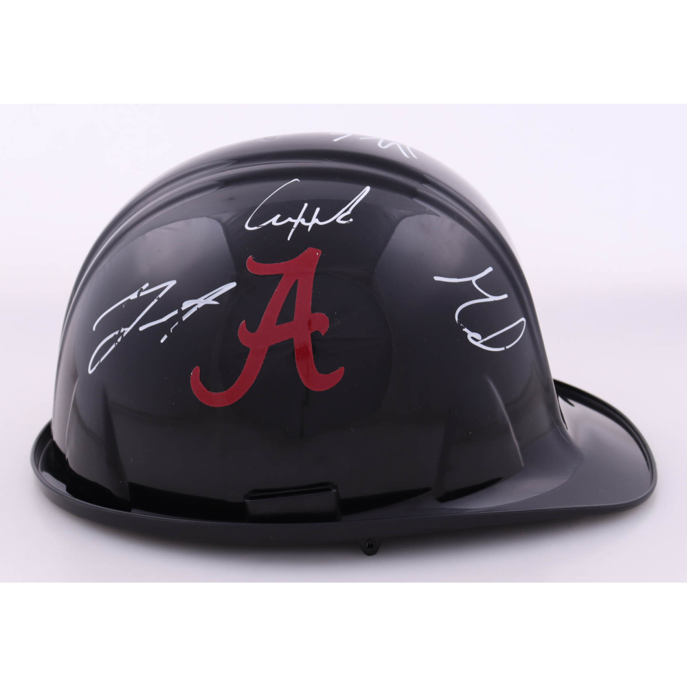2024-25 Alabama Crimson Tide Hard Hat Signed By (9) with Mark Sears ...