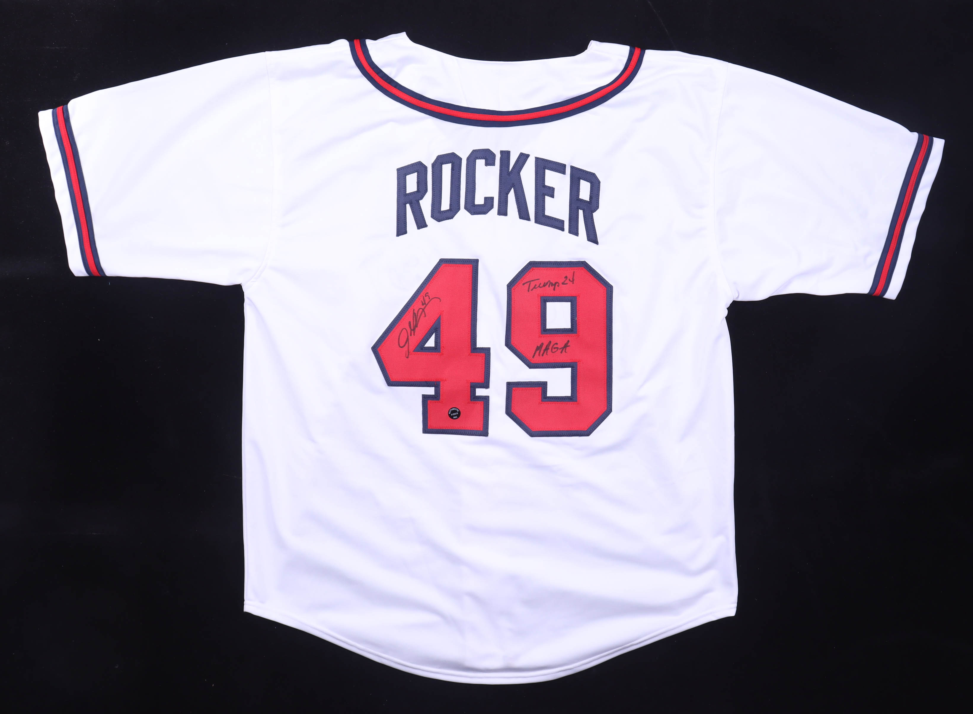 John Rocker Signed Jersey Inscribed "Trump 2024" & "MAGA" (Authentic ...