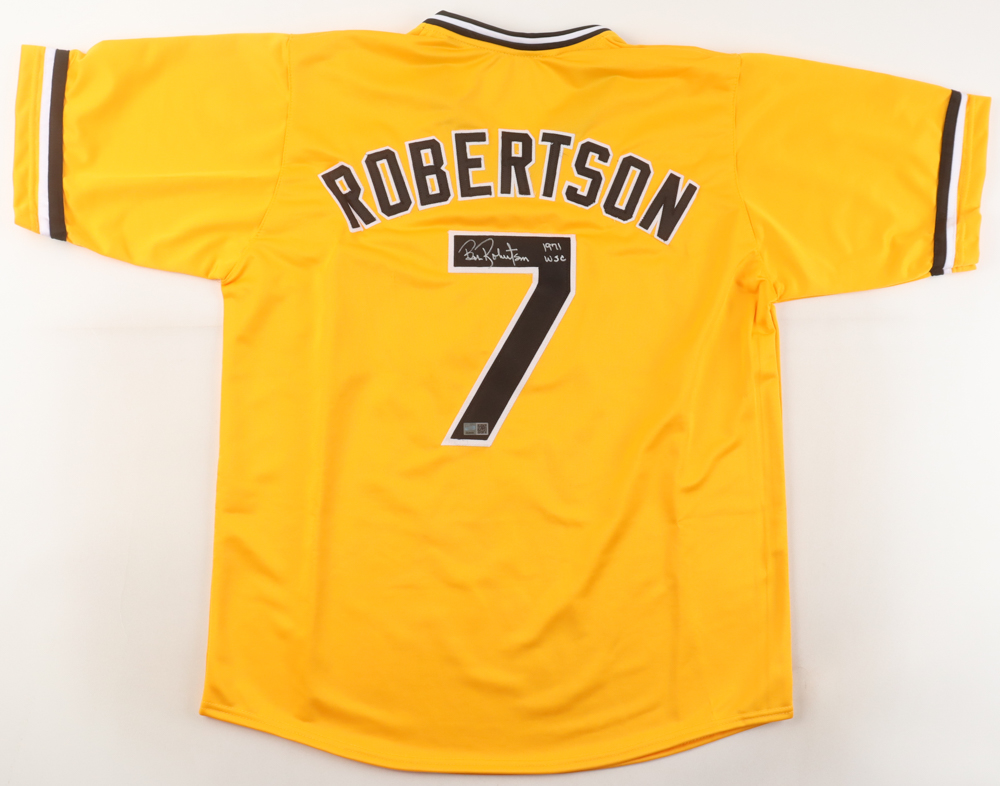 Bob Robertson Signed Jersey Inscribed "1971 WSC" (TSE) | Pristine Auction