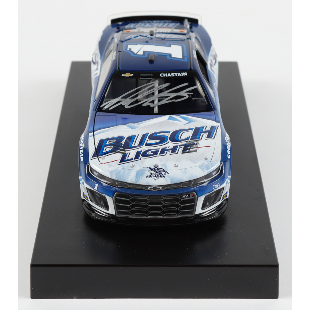 Ross Chastain Signed 2024 #1 Busch Light Throwback Camaro ZL1 | 1:24 ...