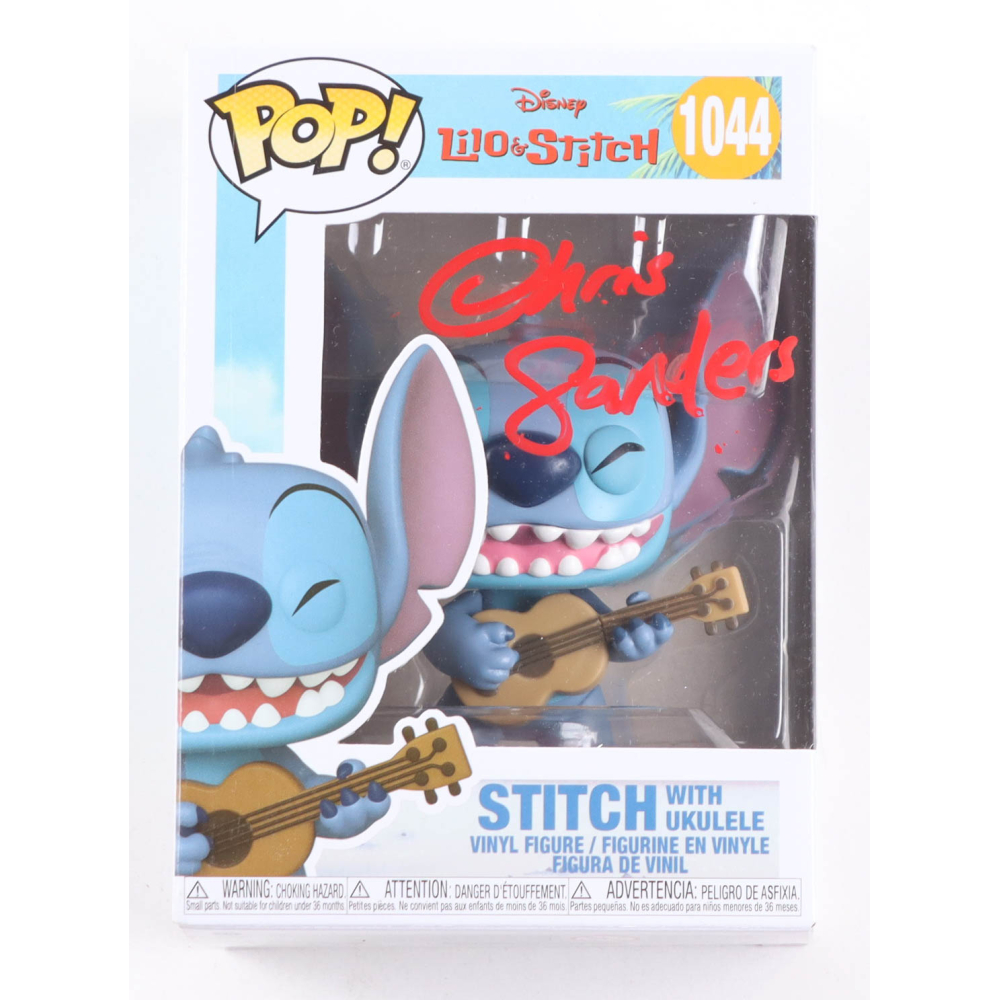 Chris Sanders Signed "Lilo & Stitch" #1044 Stitch Funko Pop! Vinyl ...