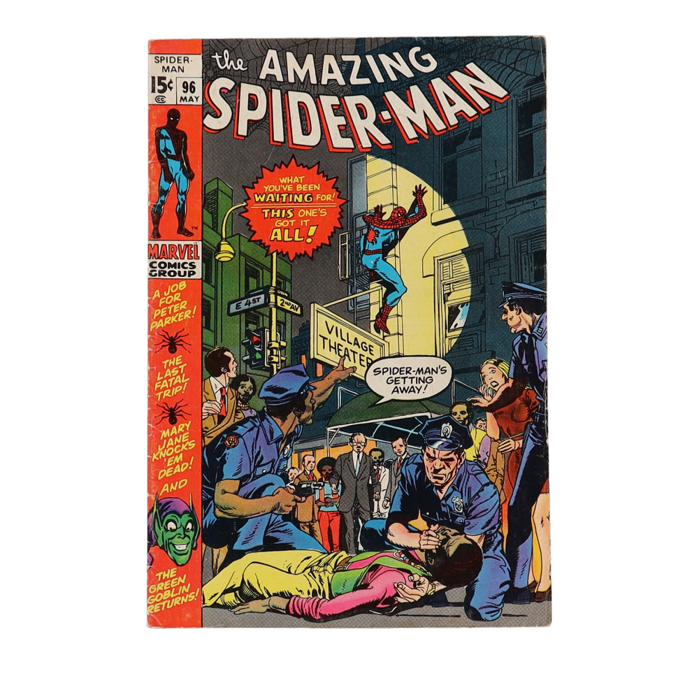 1971 "The Amazing Spider-Man" Issue #96 Marvel Comic Book | Pristine ...