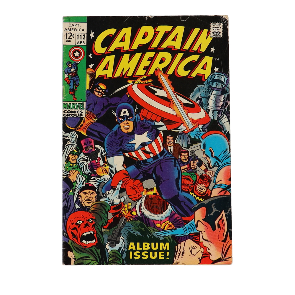 1969 "Captain America" Issue #112 Marvel Comic Book | Pristine Auction