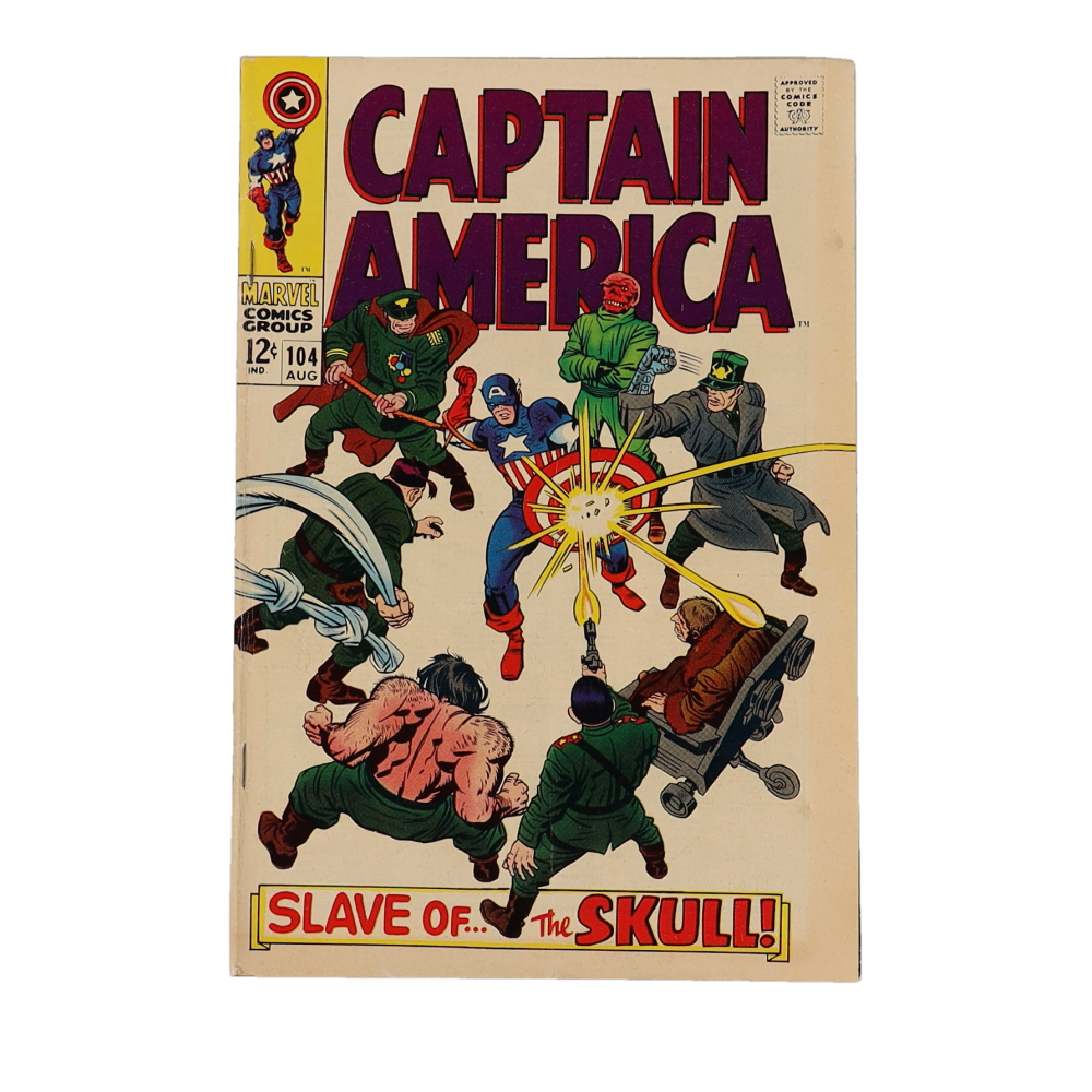 1968 "Captain America" Issue #104 Marvel Comic Book | Pristine Auction
