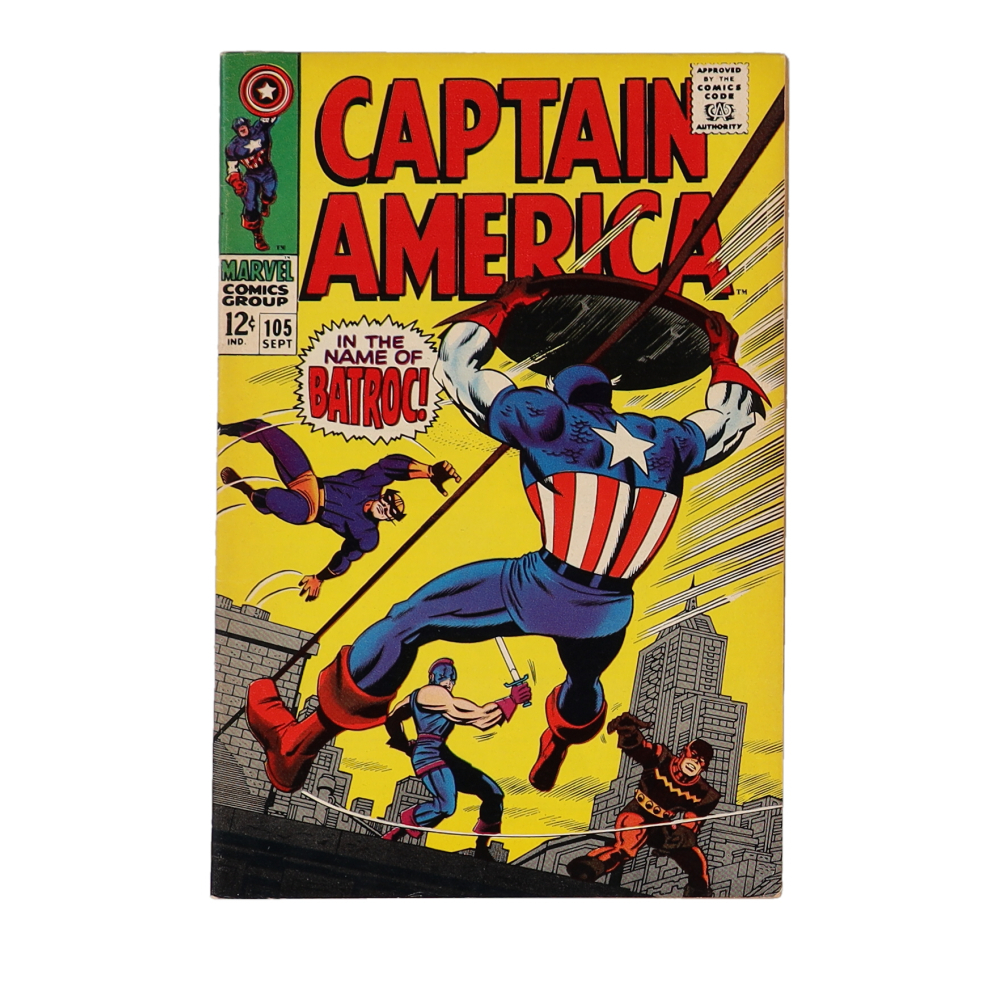1968 "Captain America" Issue #105 Marvel Comic Book | Pristine Auction