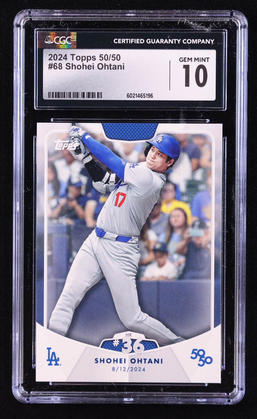 Shohei Ohtani 2024 Topps 50/50 Ohtani #68 (CGC 10) | Pristine Auction