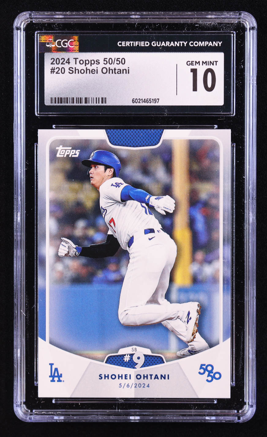Shohei Ohtani 2024 Topps 50/50 Ohtani #68 (CGC 10) | Pristine Auction