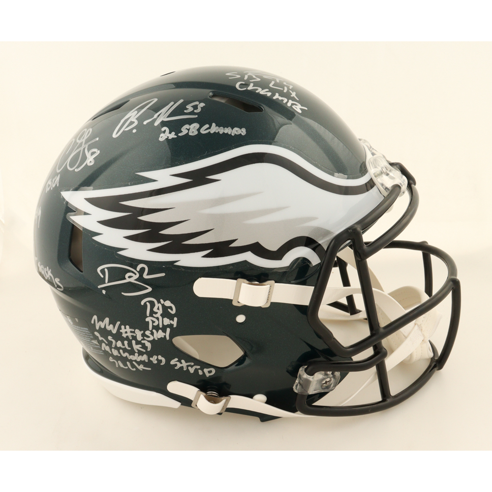 Eagles 2024 Super Bowl Champions Full-Size Authentic Speed Helmet ...