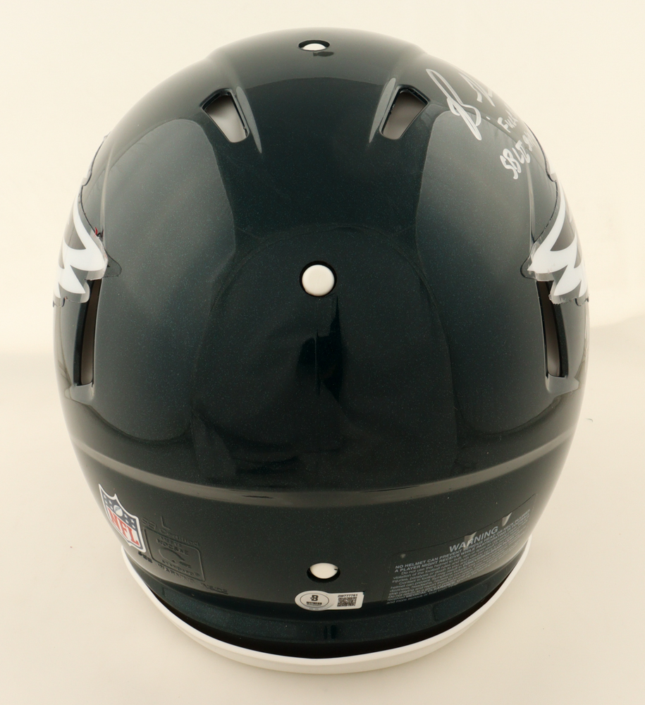 Eagles Full-Size Authentic Speed Helmet Signed By Brandon Graham ...