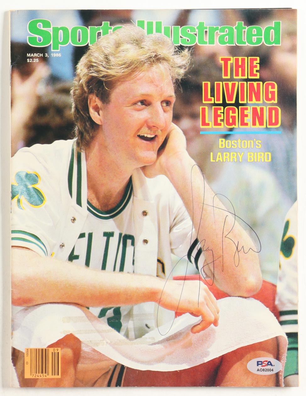 Larry Bird Signed "Sports Illustrated" Magazine (PSA) | Pristine Auction