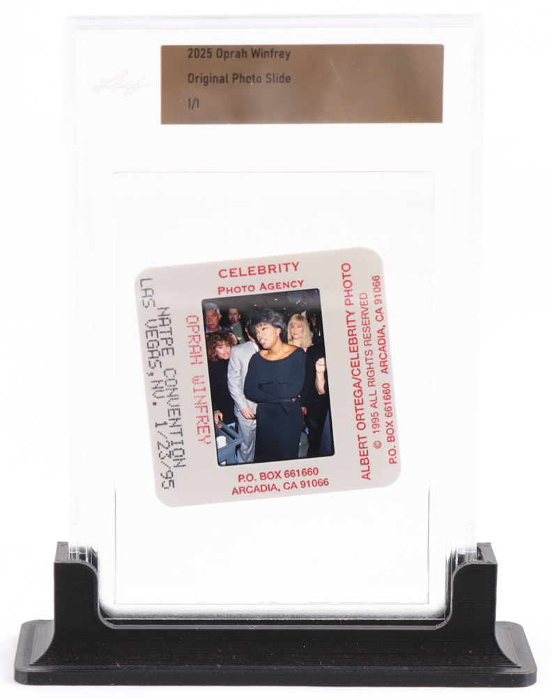 Oprah Winfrey 2025 Leaf Original Photo Slide #NNO #1/1 (Leaf ...