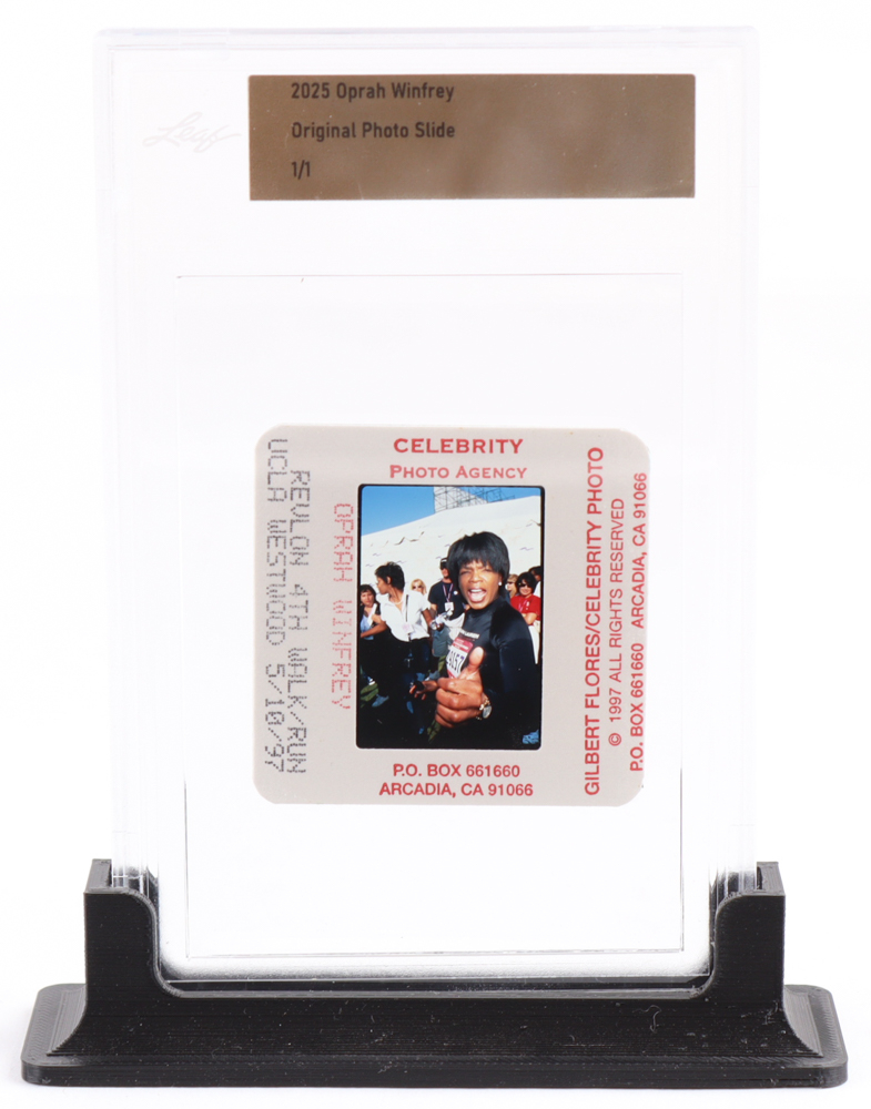 Oprah Winfrey 2025 Leaf Original Photo Slide #NNO #1/1 (Leaf ...