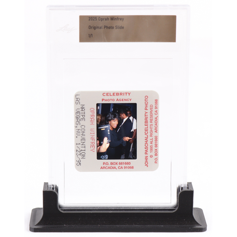 Oprah Winfrey 2025 Leaf Original Photo Slide #NNO #1/1 (Leaf ...