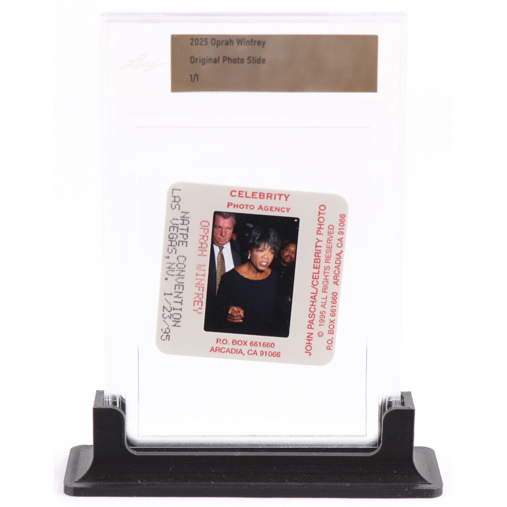 Oprah Winfrey 2025 Leaf Original Photo Slide #NNO #1/1 (Leaf ...