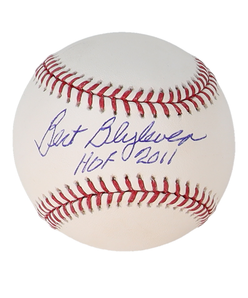 Bert Blyleven Signed OML Baseball Inscribed "HOF 2011" (JSA) | Pristine ...