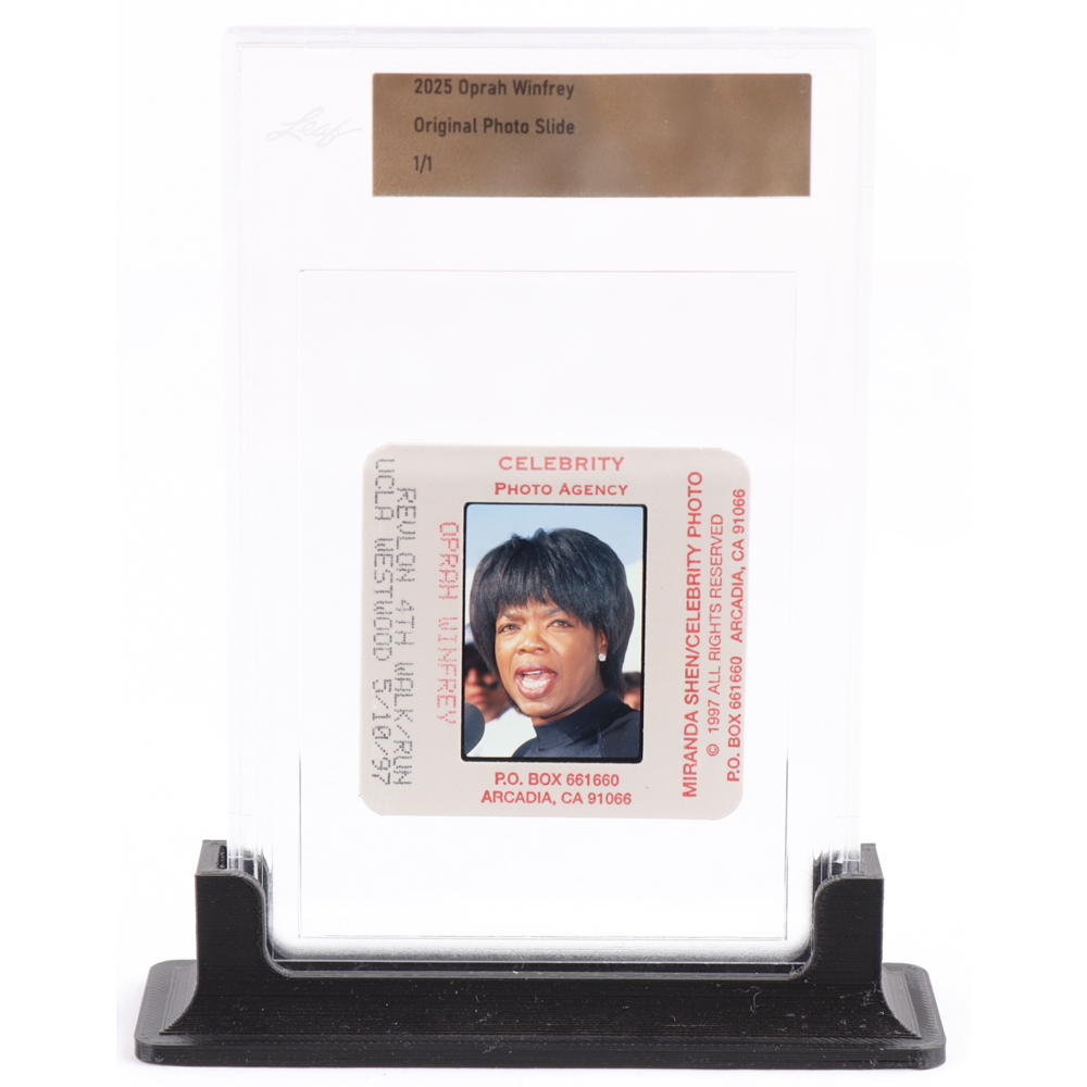 Oprah Winfrey 2025 Leaf Original Photo Slide #NNO #1/1 (Leaf ...