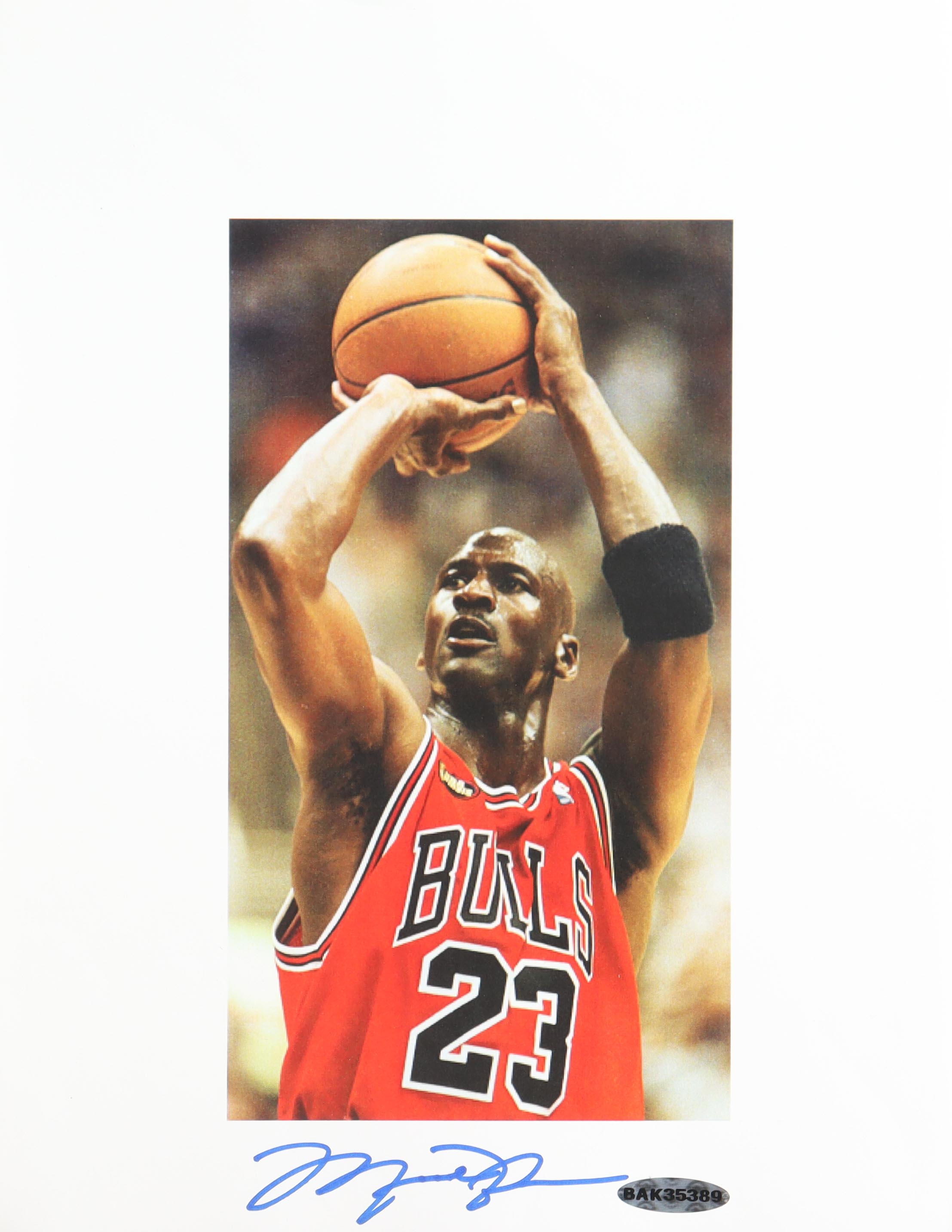 Michael Jordan Signed Bulls 8x10 Photo (UDA & GOAT) | Pristine Auction