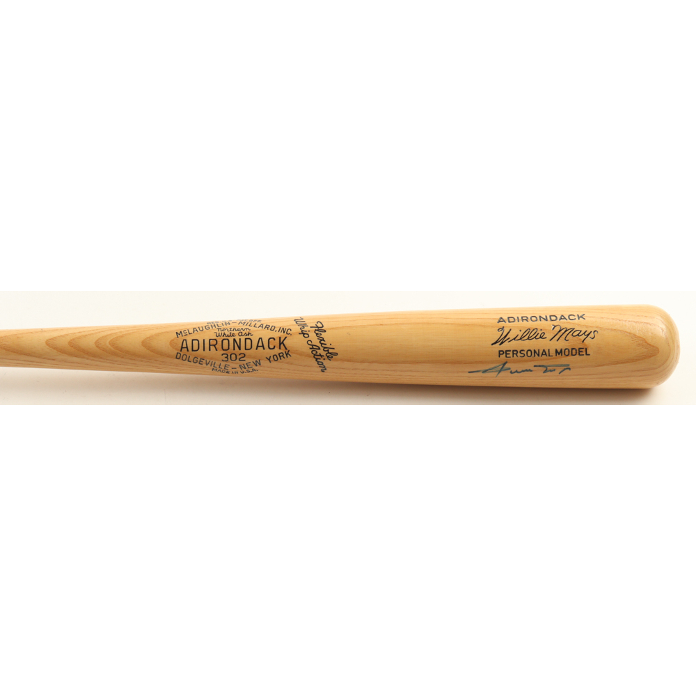 Willie Mays Signed Adirondack Personal Model Baseball Bat (JSA ...
