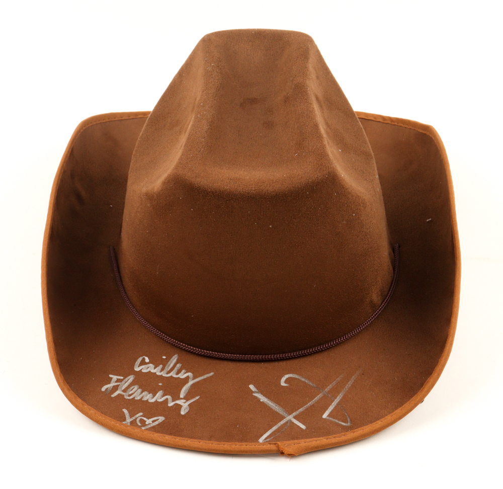 Andrew Lincoln & Cailey Fleming Signed "The Walking Dead" Hat ...