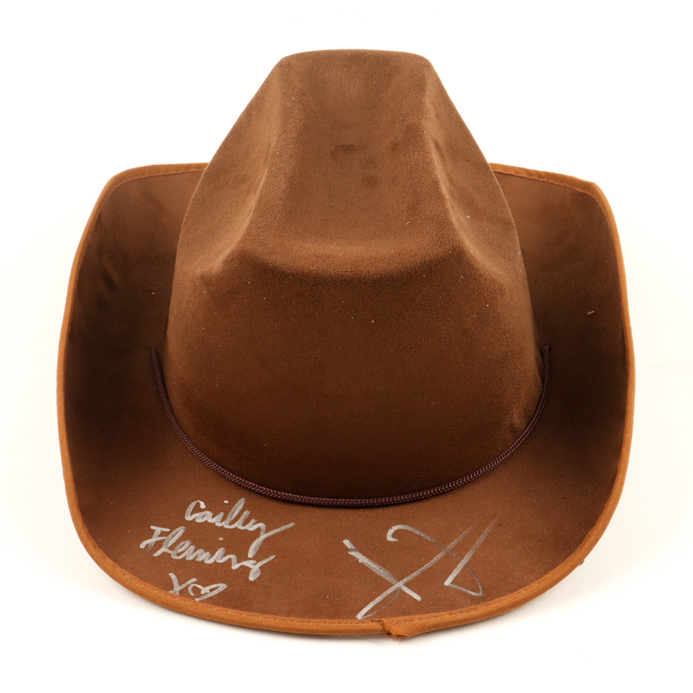 Andrew Lincoln & Cailey Fleming Signed "The Walking Dead" Hat ...