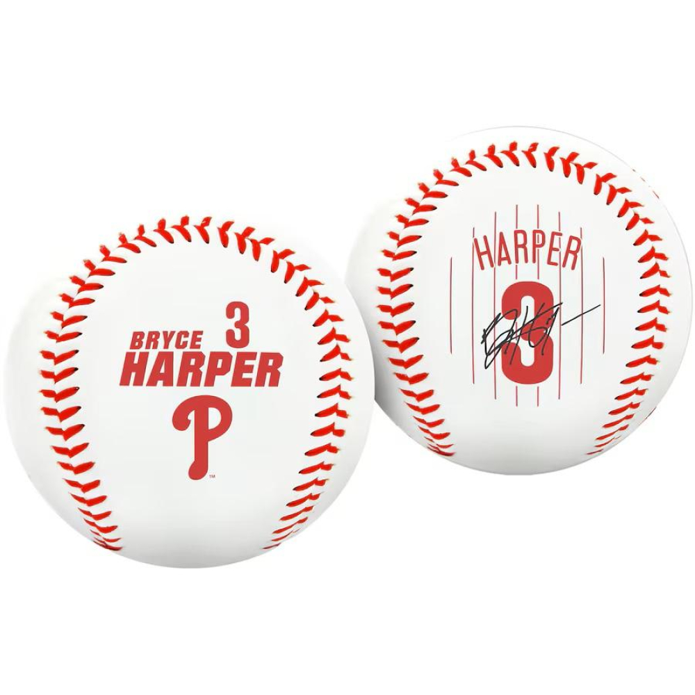 Bryce Harper Phillies Rawlings Logo Baseball | Pristine Auction
