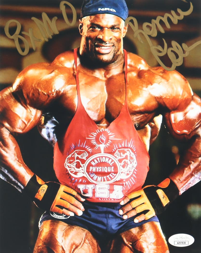 Ronnie Coleman Signed 8x10 Photo Inscribed "8x Mr. O" (JSA) | Pristine ...