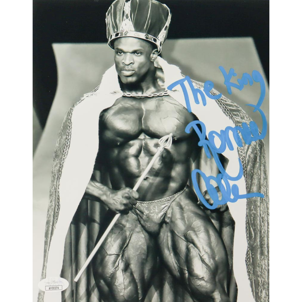 Ronnie Coleman Signed 8x10 Photo Inscribed "The King" (JSA) | Pristine ...