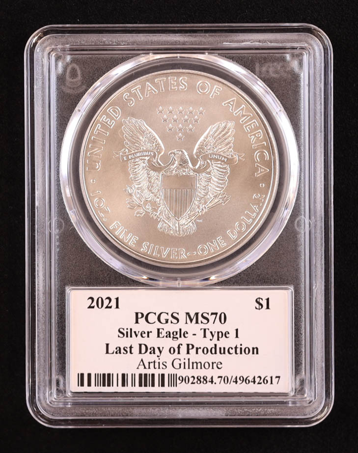 2021 American Silver Eagle Type 1, Last Day of Production - Legends of ...