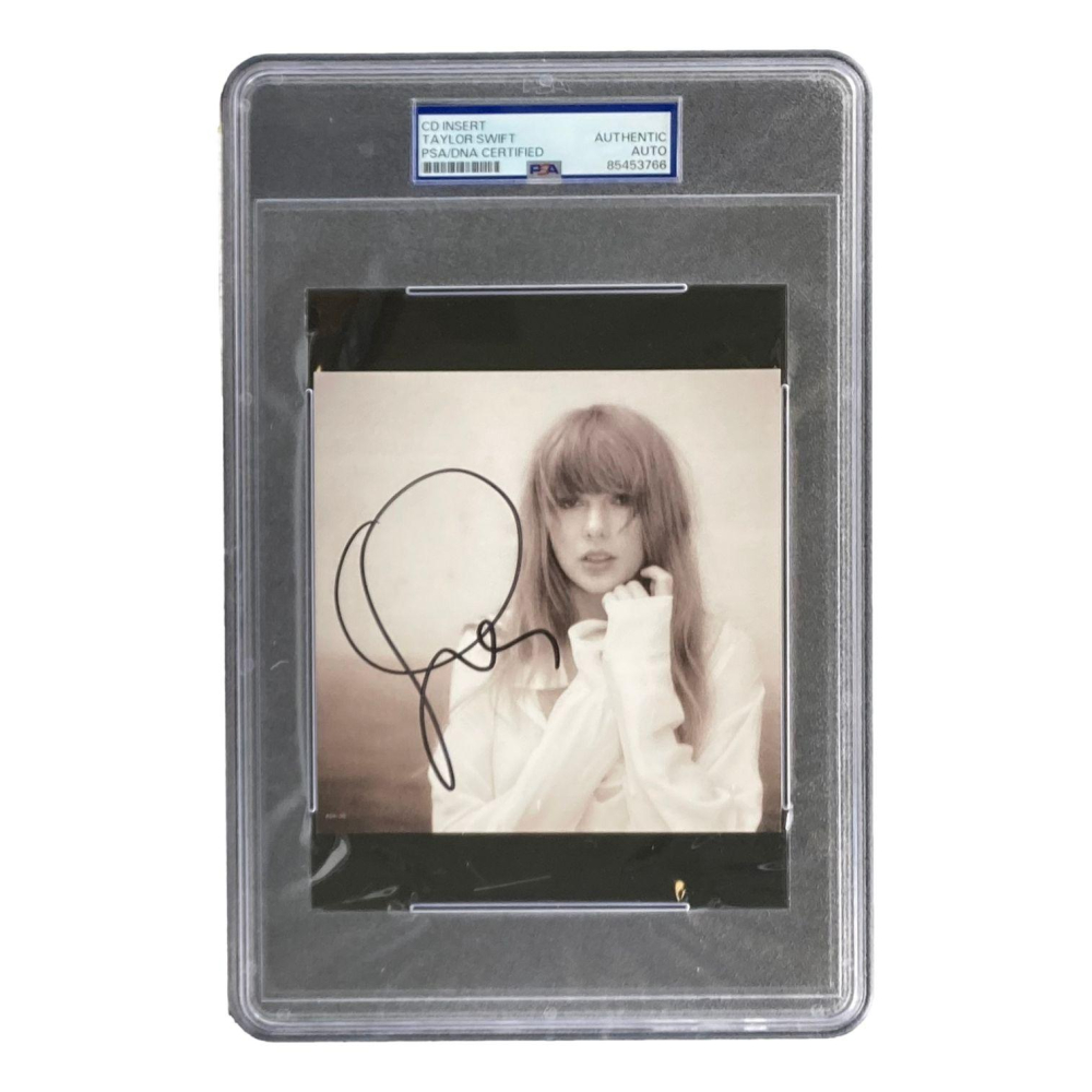 Taylor Swift Signed "The Tortured Poets Department" CD Insert (PSA ...