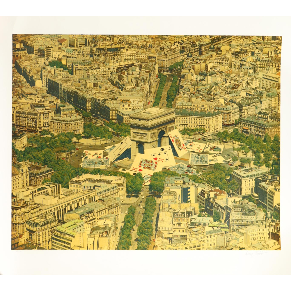 LE "Lost in the Shuffle" 30x36 Original Giclee Print by Doug Webb 27/ ...