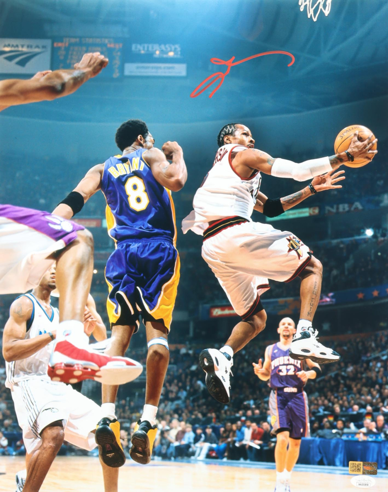 Allen Iverson Signed 76ers 16x20 Photo (JSA & PIA) | Pristine Auction