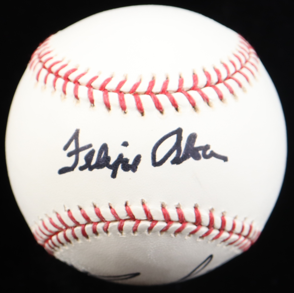 1993-94 Expos OML Baseball Signed by (4) with Cliff Floyd, Rondell ...