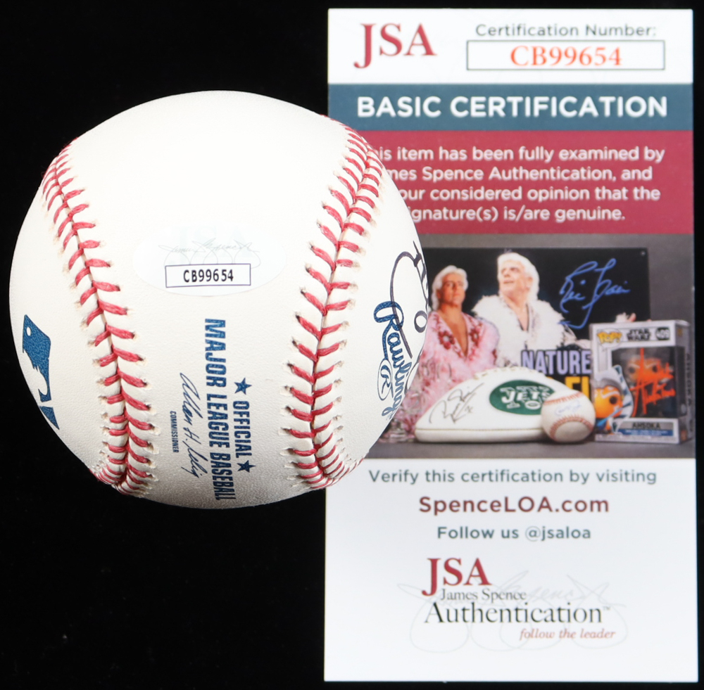 1993-94 Expos OML Baseball Signed by (4) with Cliff Floyd, Rondell ...