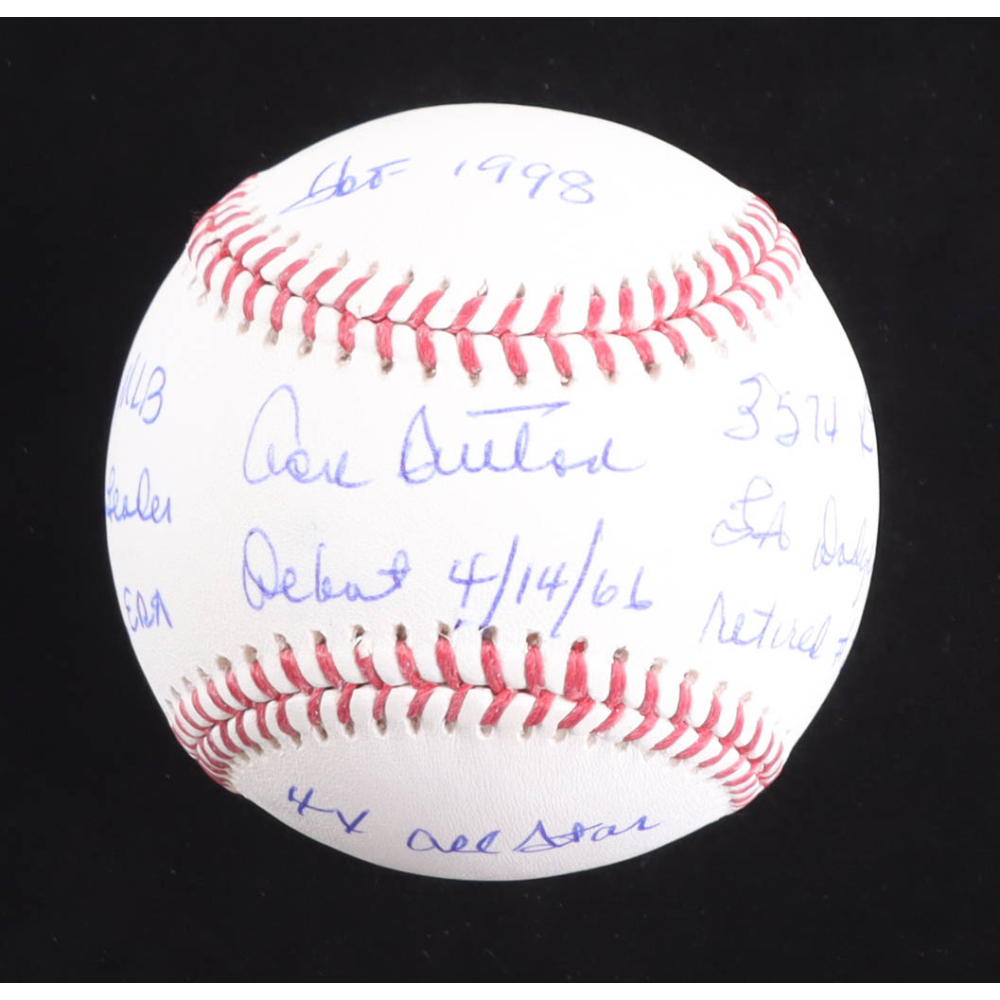 Don Sutton Signed ONL Baseball With Multiple Inscriptions (JSA ...
