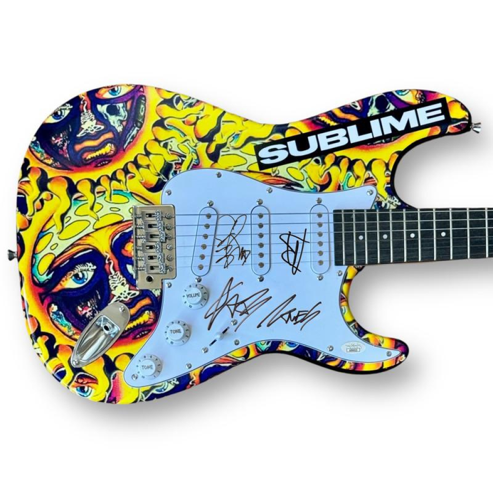 Jakob Nowell, Bud Gaugh, & Eric Wilson Signed "Sublime" Custom ...