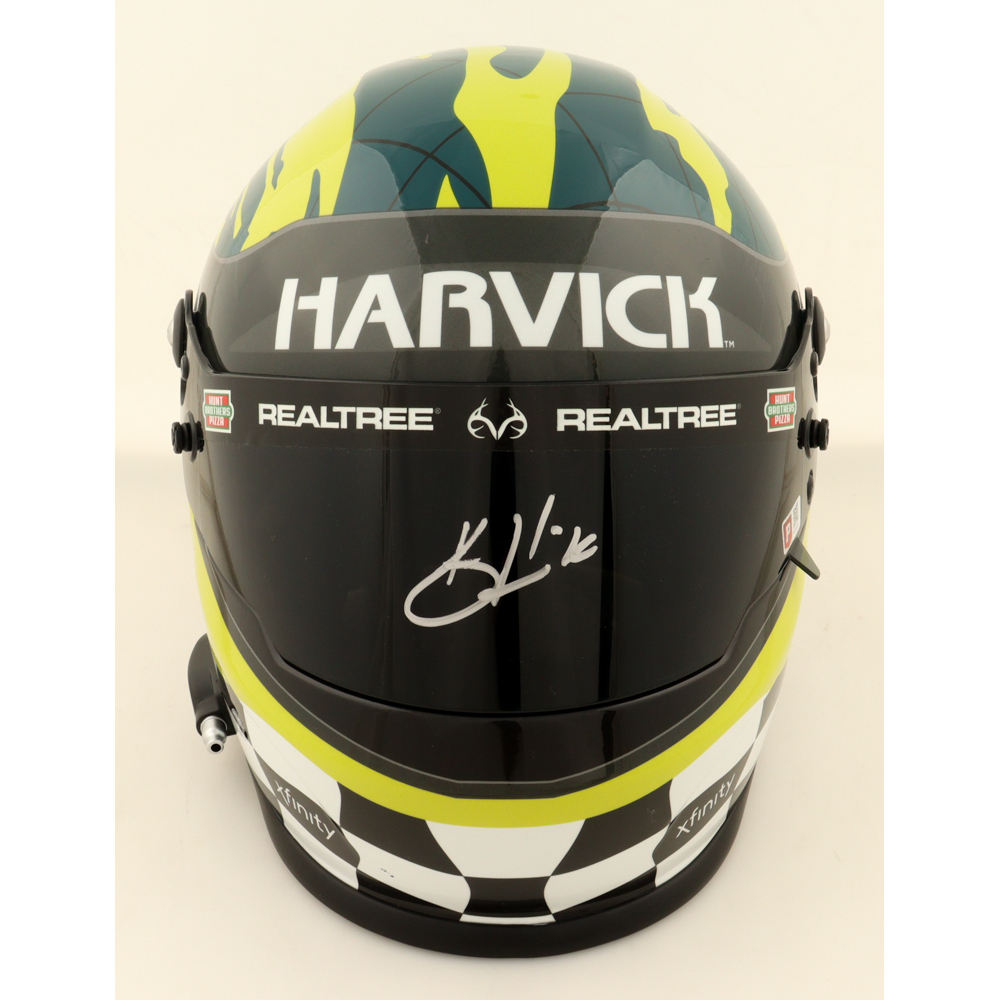 Kevin Harvick Signed NASCAR Throwback Full-Size Helmet (PA) | Pristine ...