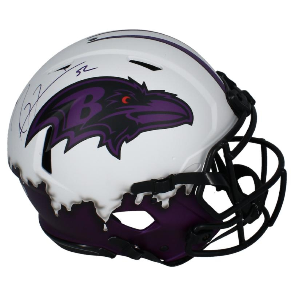 Ray Lewis Signed Ravens Full-Size Authentic On-Field Lunar Eclipse ...