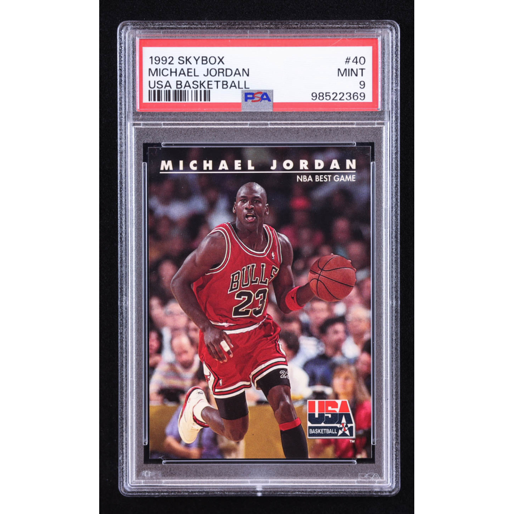 Michael Jordan 1992 SkyBox USA #45 NBA Best Game (PSA 9) | Pristine Auction