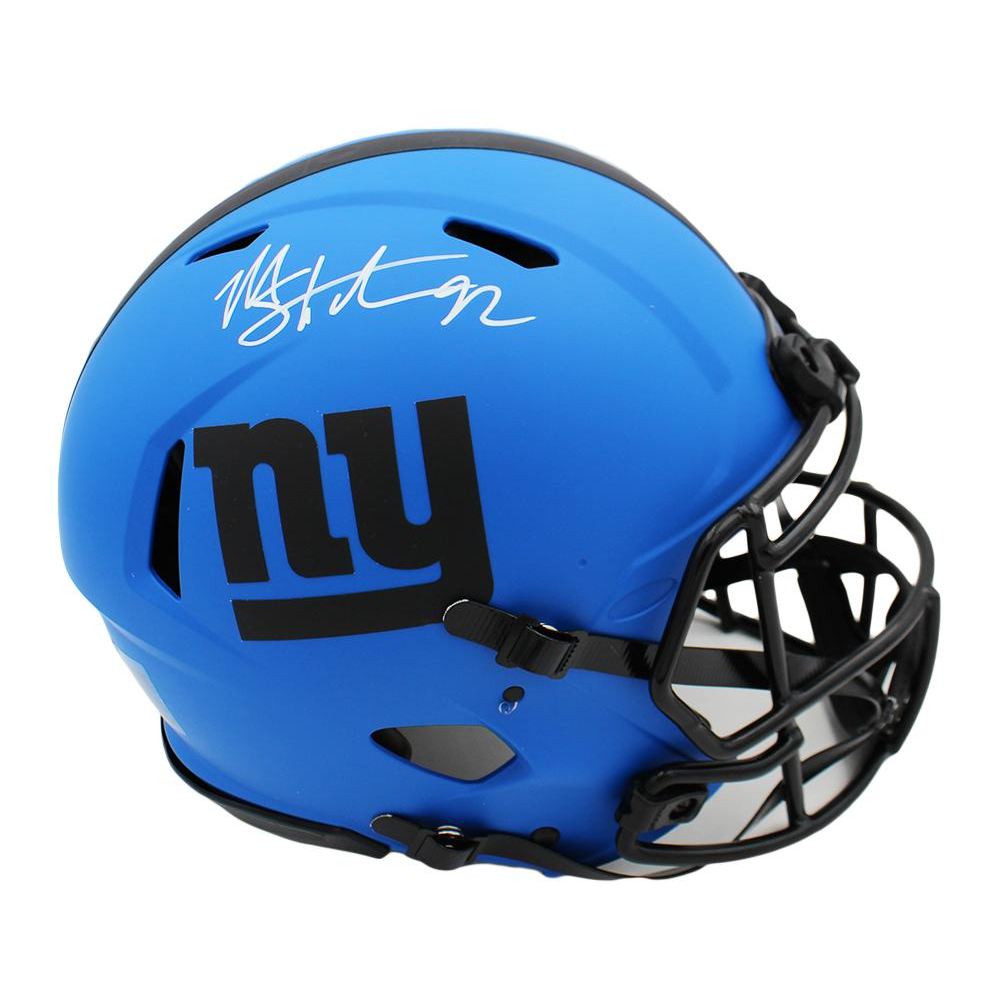 Michael Strahan Signed Giants Full-Size Authentic On-Field Rave ...