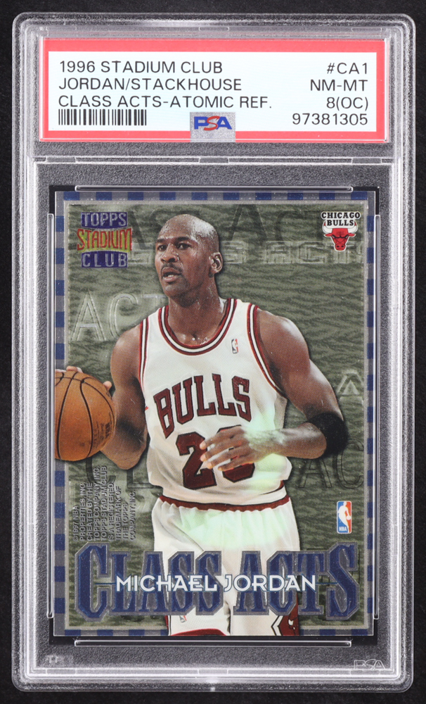 Michael Jordan | Jerry Stackhouse 1996-97 Stadium Club Class Acts ...