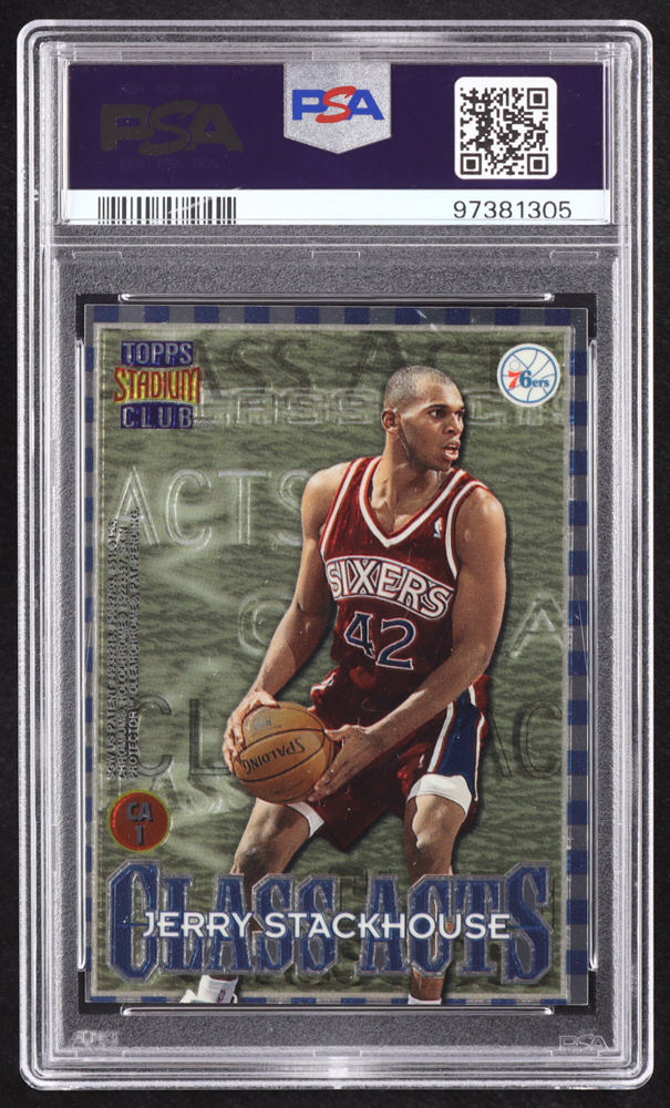 Michael Jordan | Jerry Stackhouse 1996-97 Stadium Club Class Acts ...