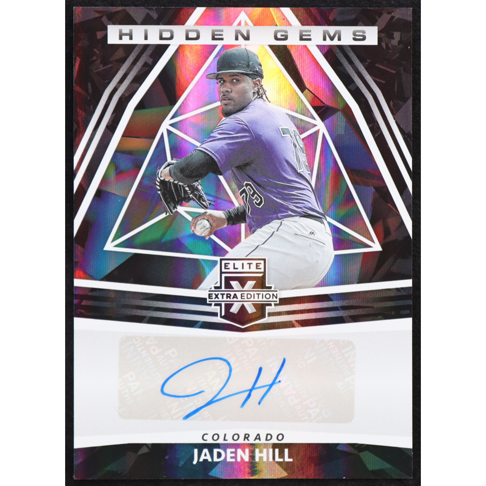 Jaden Hill 2022 Elite Extra Edition Hidden Gems Autographs Black #56 RC | Pristine Auction