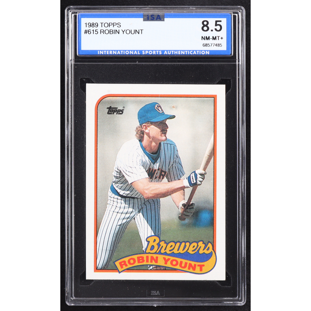 Robin Yount 1989 Topps #615 (ISA 8.5) | Pristine Auction