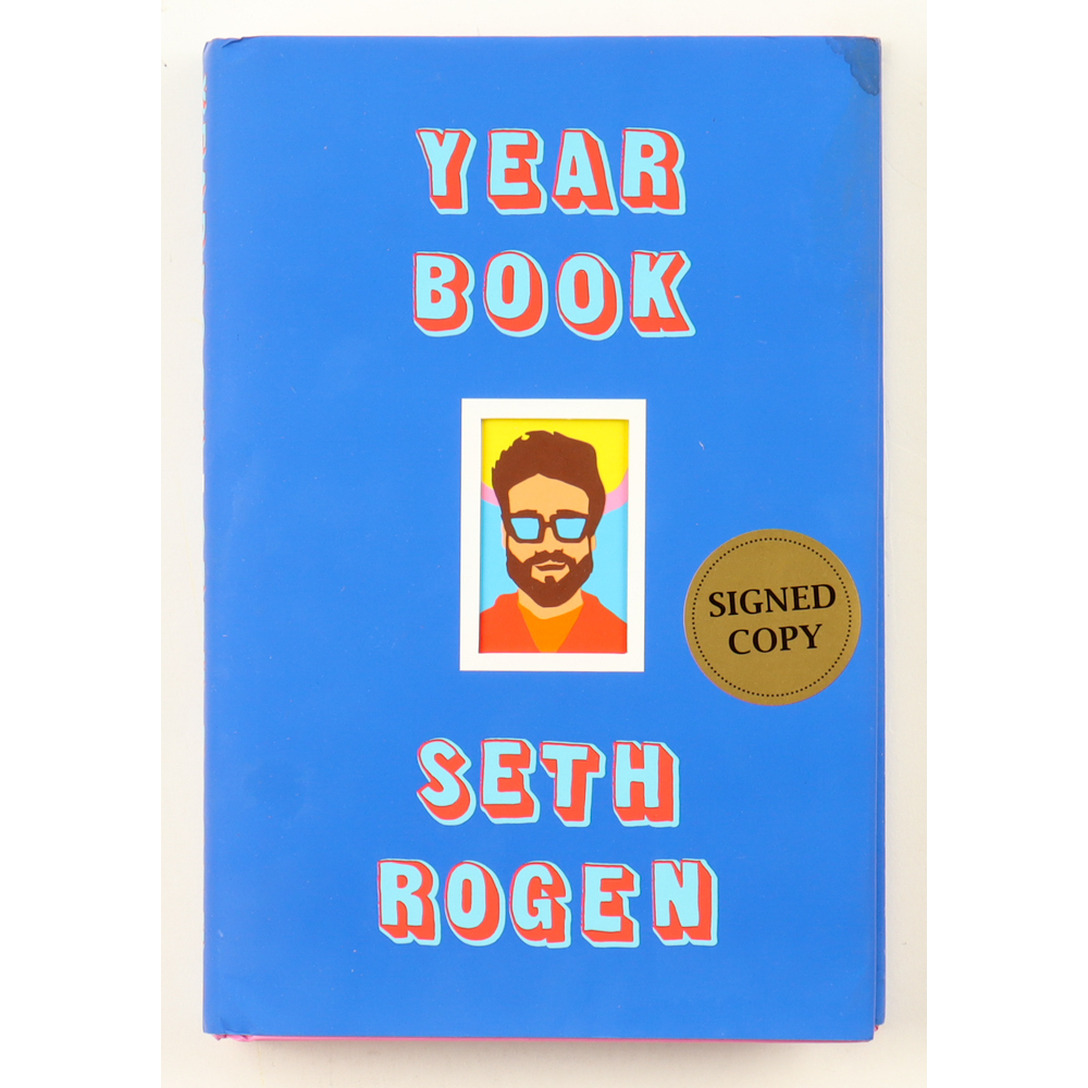 Seth Rogan Signed "Year Book" Hardcover Book (JSA) | Pristine Auction