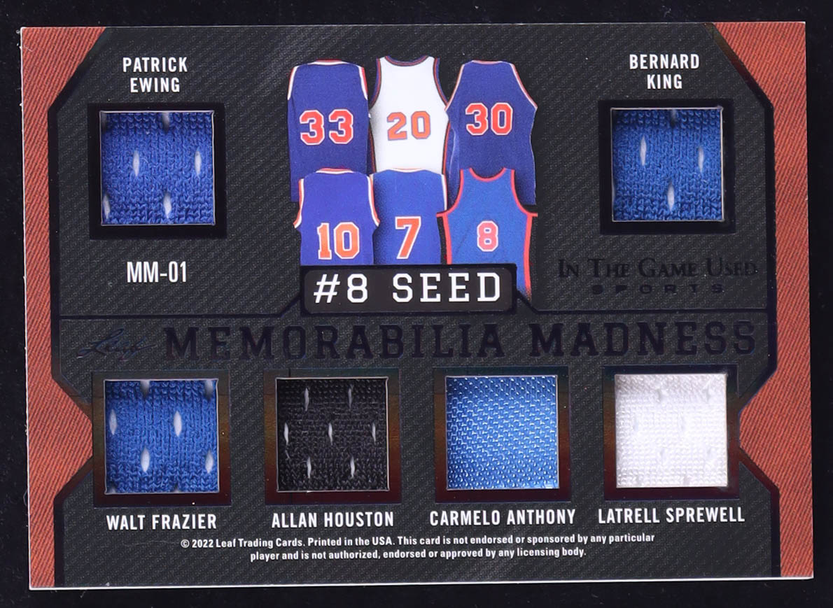 2022 ITG Used Sports Memorabilia Madness Spectrum Black #MM01 #2/4 ...