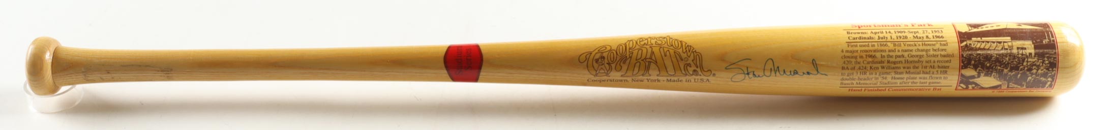 Stan Musial Signed Cooperstown Commemorative Stadium Series Baseball ...