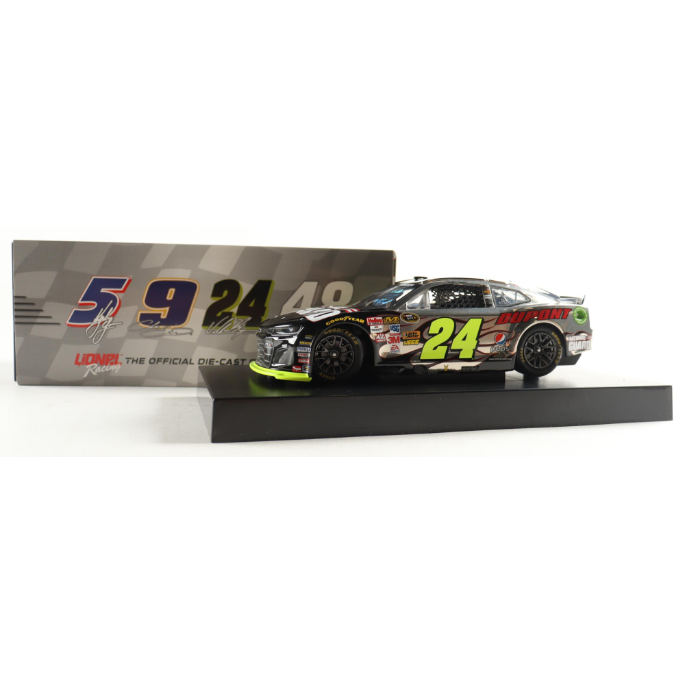 Jeff Gordon Signed LE NASCAR #24 National Guard Color Chrome 2024 ...