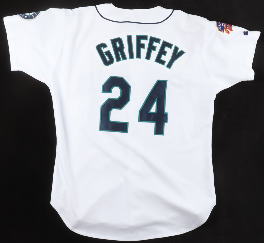 Ken Griffey Jr. Signed Mariners Jersey With Jackie Robinson Breaking ...
