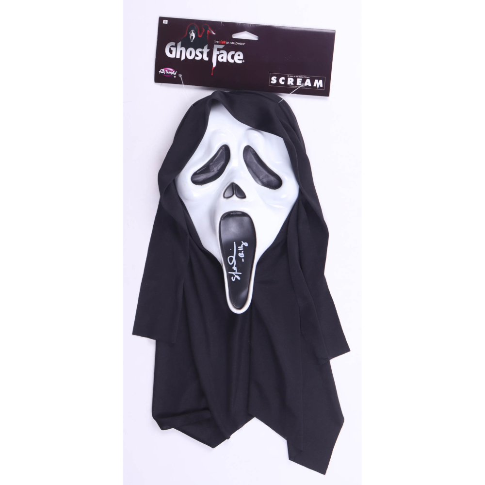 Skeet Ulrich Signed "Scream" Ghostface Mask Inscribed "Billy" (Beckett ...