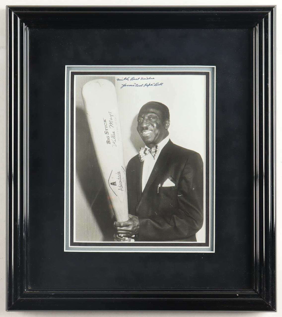 James "Cool Papa" Bell Signed Custom Framed Photo Display Inscribed ...